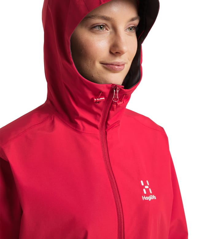 Betula Gtx Jacket Women Scarlet Red Outlet Outlet Dam Haglöfs