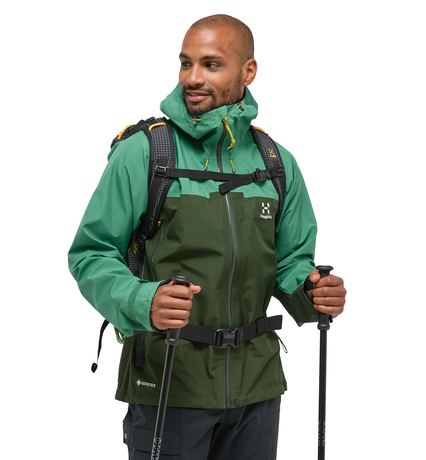 ROC Flash GTX Jacket Men | Dk Jelly Green/Seaweed Green | Jackets ...