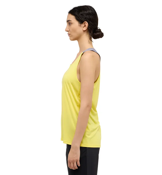 Ridge Tank Women | Pale Yellow | Shirt | T-shirts | Hiking | Shirt | T ...